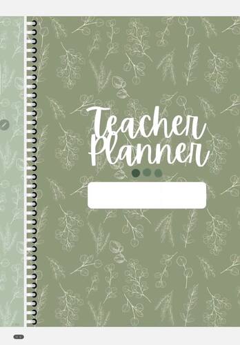 Eucalyptus Digital Teacher Planner by The Polka Dotted Line | TPT