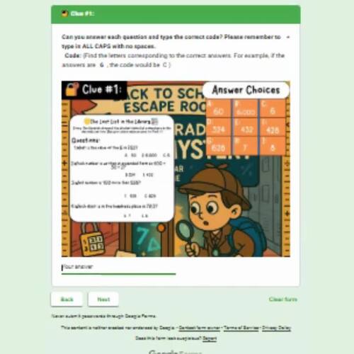 Locker 333 Back-to-School Math Mystery | 3rd Grade Escape Room ...