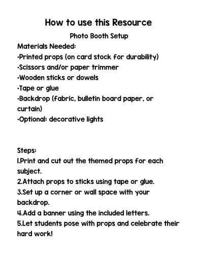 GMAS Photo Booth Props | ELA & Math Test Celebration, Bulletin Board ...