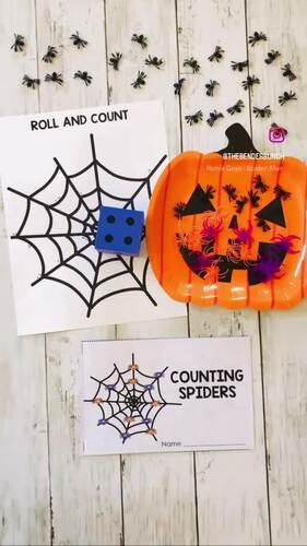 Halloween Counting 1 - 12 - Fine Motor, Numbers, Number Words, and Ten ...
