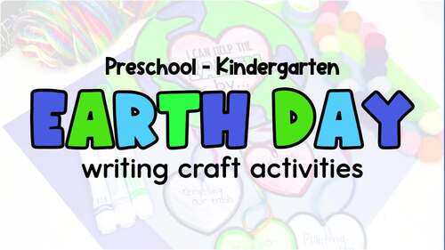 Earth Day Craft Preschool, Pre-K & Kindergarten - Earth Day Craftivity ...