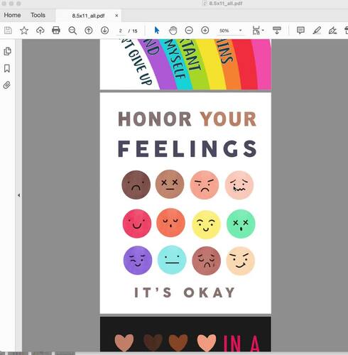 Inclusive Classroom decor Bundle, Emotions Chart, I Matter, positive ...