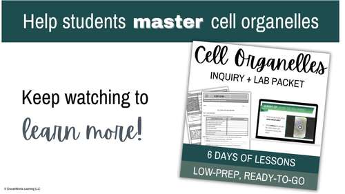 Organelles of the Cell Lesson by CrouseWorks Learning | TPT