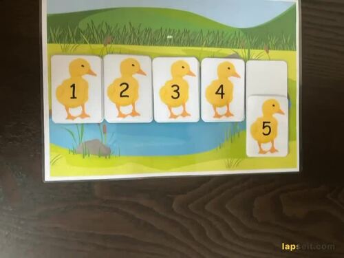 Nursery Rhyme, 5 Little Ducks, Circle Time, Nursery, EYFS, Printable