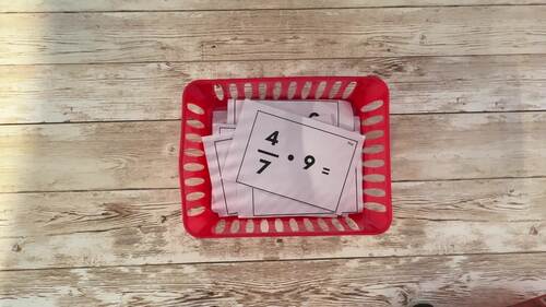 Simplify or Reduce Fractions Kaboom Math Game Activity 4th-6th grade