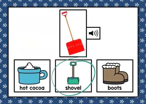 Winter Vocabulary & WH- Questions with sound- BOOM™ Preschool, Sped