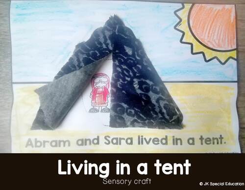 Bible story Abraham and Sarah Craft | Bible activity for Toddlers and ...