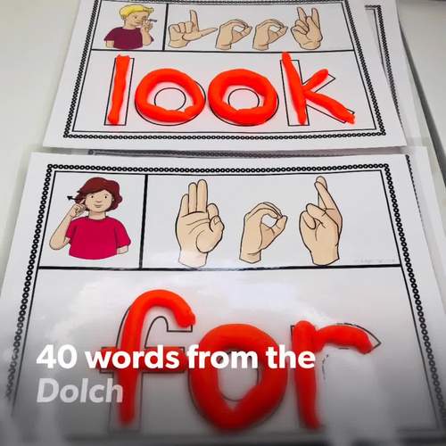 ASL Sight word MAKE IT: PrePrimer by Mrs Burgen's Sign Me Up | TpT