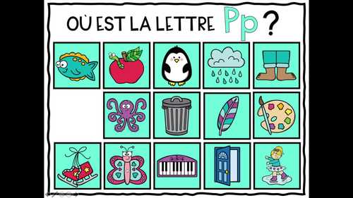French Digital Alphabet Games - Où est la lettre P? by Fun in French ...