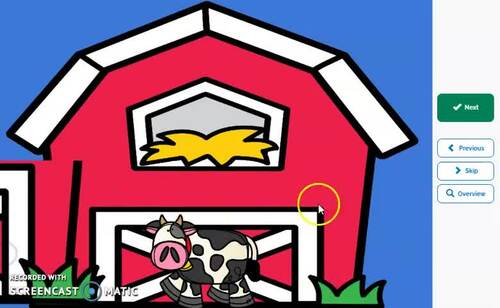 Peek a boo farm animals BOOM DECK by One Silly Sausage Speech | TPT