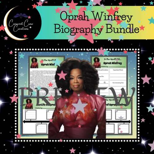 Women's History Black History Oprah Winfrey Biography Bundle Research ...