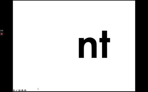 Ending T Blends Backwards Decoding Power Point and Google Slides Link