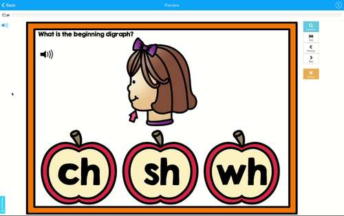 Consonant Digraphs Boom Cards by Krafty in Kinder | TPT
