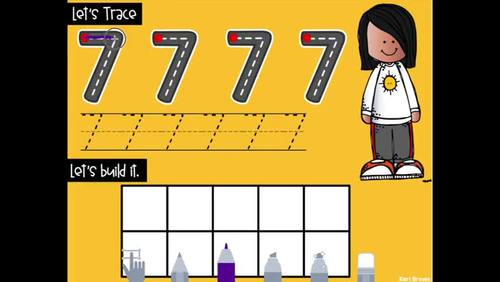 Number Formation Seesaw Activity by Keri Brown | TpT