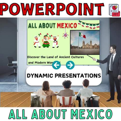 All About Mexico: A NO PREP PowerPoint for Hispanic Heritage Month-Editable