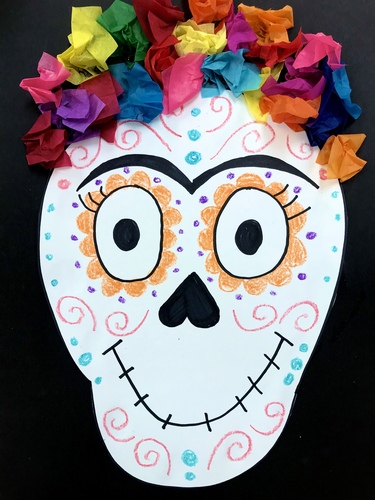 Frida Kahlo Sugar Skull by Art More Often | TPT