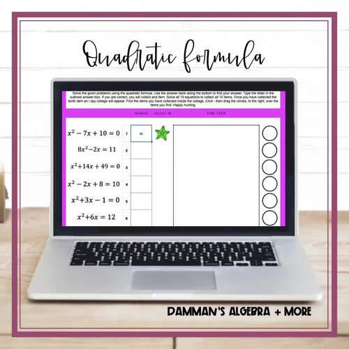 Add and Subtract Polynomials self-checking sheet by Damman's algebra ...