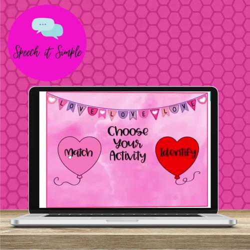 Valentine's Day Shapes Match & Identify: A BOOM CARD Activity | TPT