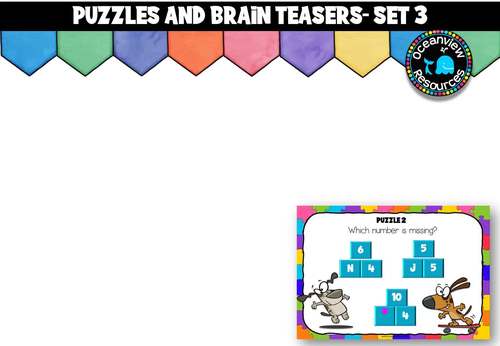 Bell ringers-Puzzles and Brain Breaks for Upper Primary- Set 3 | TPT