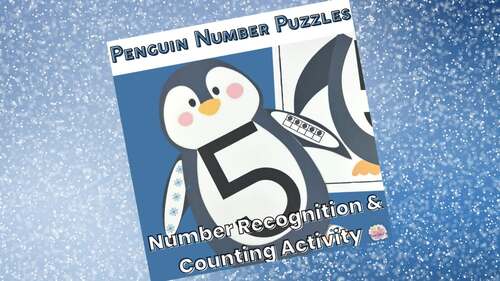 Number Puzzles | Counting 1-10 | Winter Math Activities For Preschool