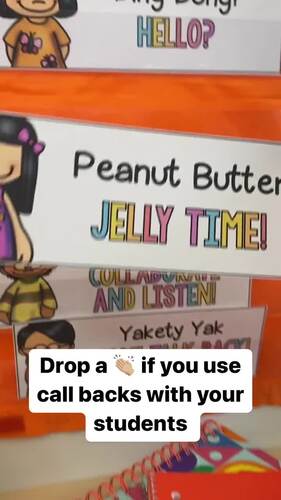 Class Transitions - Call Backs, Attention Getters, Door Signs & Line Up ...