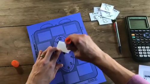 Greatest Common Factor (GCF) Around the Clock Partner Scavenger Hunt ...