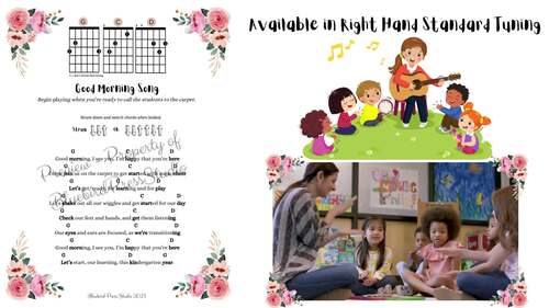 Guitar (Standard Tuning) good morning song whole body listening & SEL