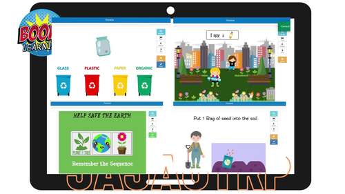 Earth Day Bundle - Boom Cards Distance Learning by jajaotrp | TpT