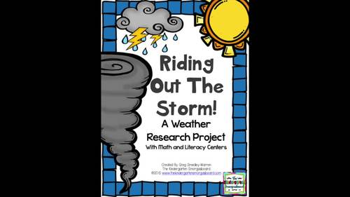 Weather: A Research and Writing Project PLUS Centers! | TpT