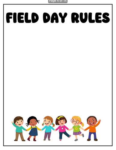 Field Day Activities and Awards by Copies and Chaos | TPT