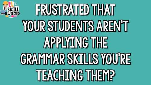 Fourth Grade Grammar Revising and Editing Checklists - 30 Grammar ...