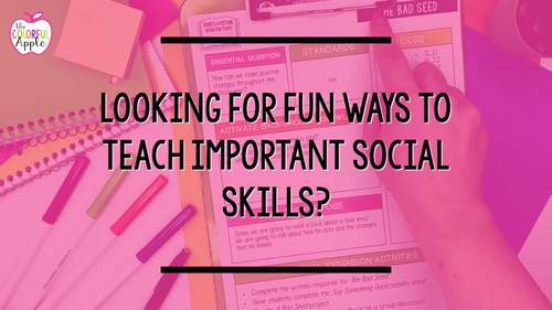 The Bad Seed: Interactive Read Aloud Lesson by The Colorful Apple