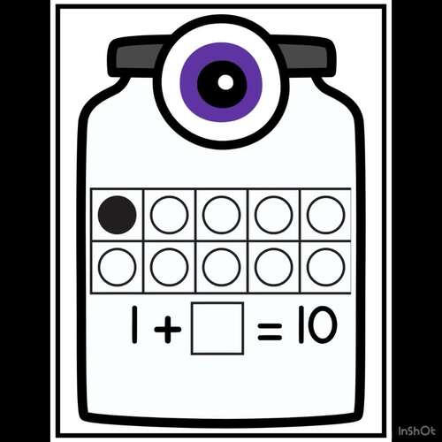 Halloween Addition – Parts of 10 Matching Cards by The Numerical Nook