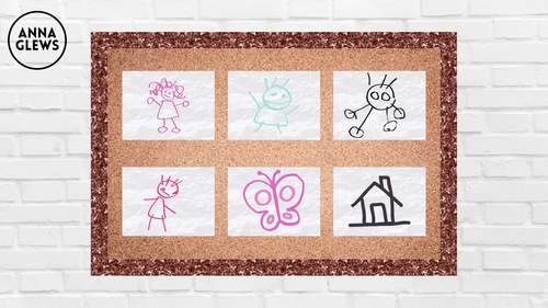 Rose Gold Glitter Bulletin Board Border Pink Display Trim Classroom Decor