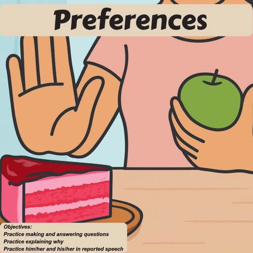 ESL Preferences: Likes & Dislikes, Asking “Why?” with Because ...