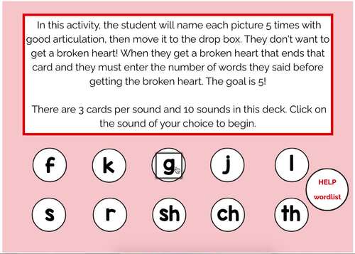 Boom Cards | Articulation | Internet Activity | Valentine's Day | TPT