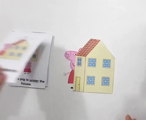 Peppa Pig Themed Preposition Words Activity | Positional Words | TPT