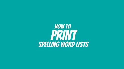 Kinder EL Skills Block Cycle Spelling Word & Sight Word Lists by Simply ...