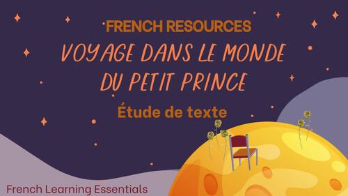 Le Petit Prince | Reading comprehension | Compréhension de lecture | French