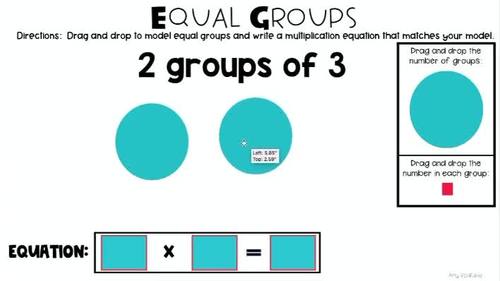 Digital Math: Multiplication - Equal Groups by Amy VonKahle | TPT