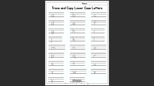 Printing Practice | Upper and Lower Case letters by Bocheklist of ...