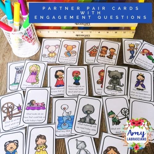Partner Pair Cards with Engagement Questions How-To Video by Amy ...