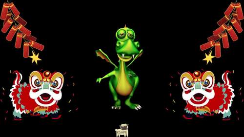 Year of the Dragon Dance! Chinese New Year Exercise, Creative Movement!!