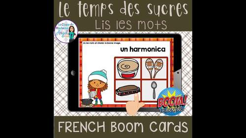 Temps des sucres: French Maple Sugar Digital Task Cards for Reading ...