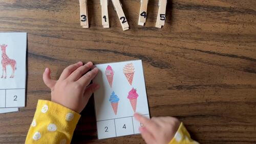 Count and Clip (Counting 1-20, Number Recognition, One to one ...