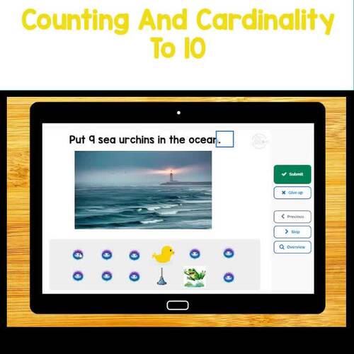 Animal Counting and Cardinality to 10 | K.CC.B Boom Cards by Limes and ...