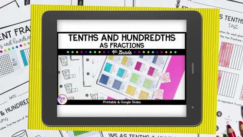 Tenths and Hundredths - 4th Grade Math - Print & Digital 4.NF.C.5 by ...
