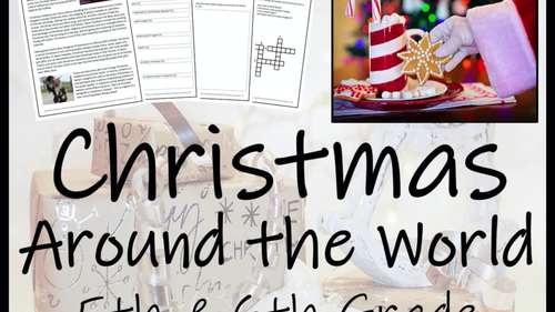Christmas Around the World Close Reading Comprehension | 5th & 6th Grade