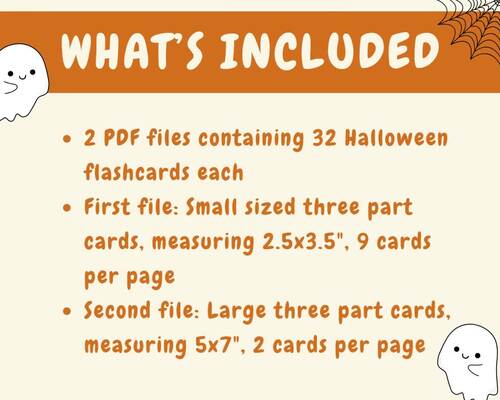 32 Halloween Vocabulary Flashcards | Preschool Homeschool Printables ...