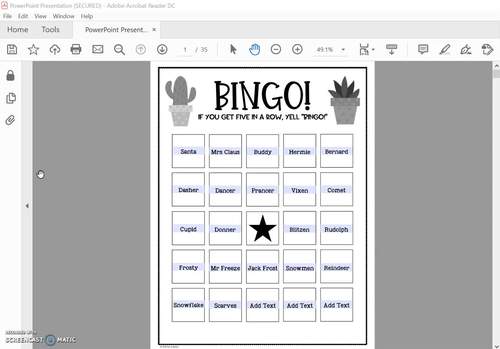 Editable Bingo Cards by So To Speak | TPT